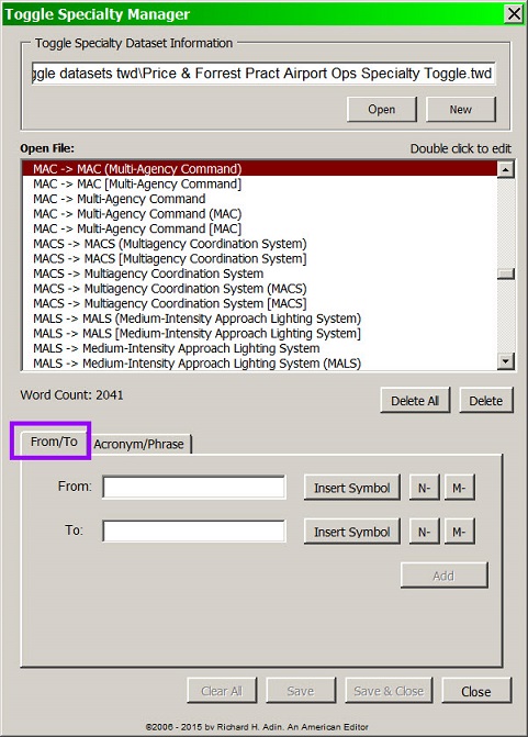 Edittools: The Toggle Word Macro